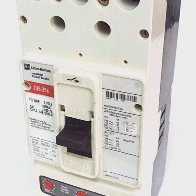 NEW CUTLERHAMMER JDB3175 CIRCUIT BREAKER JDB 35K STYLE 1481D