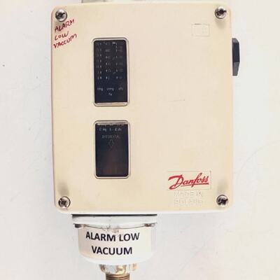 Danfoss RT 121 Alarme Basse Pression Sous Vide