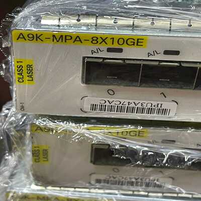 思科 A9K-MPA-8X10GE 万兆8口路由器板卡原装拆