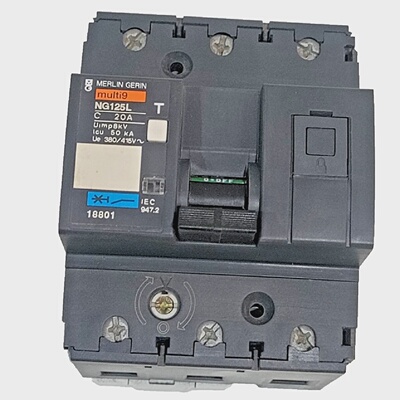 *New no Box* Merlin Gerin 18801 Circuit Breaker NG125L 20A 3