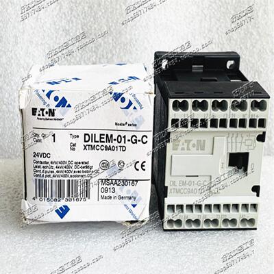 全新原装EATON伊顿穆勒DILEM-10/01-G-C小型直流接触器24VDC