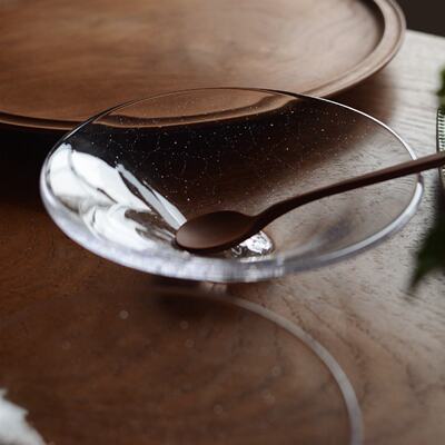 收集时光Camussay游丝玻璃收底碗人工水晶吹制玻璃小碗