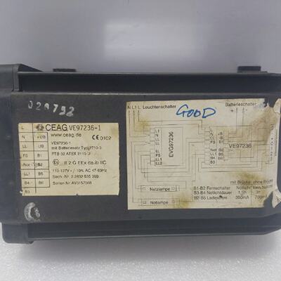 Ceag VE972361 Protector Contra Explosiones 110127V CA 4763Hz