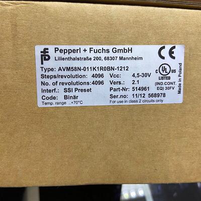 议价倍加福编码器AVM58N-011K1R0BN-1212PF编码器原装全新议价