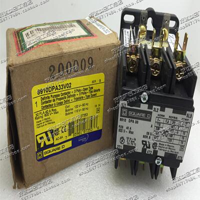 美商实快SQUARED接触器8910DPA33V028910DPA33110V-120VAC现货