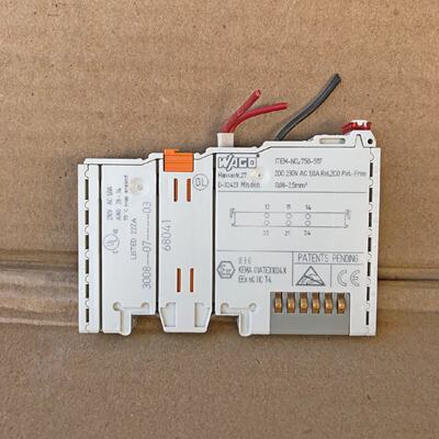 WAGO 750517 2CHANNEL RELAY OUPUT MODULE 750517 8