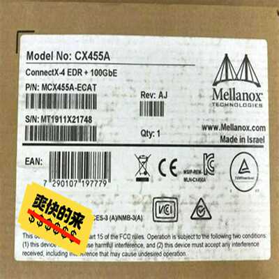 询价MellanoxCX455AEDR100GBMCX4