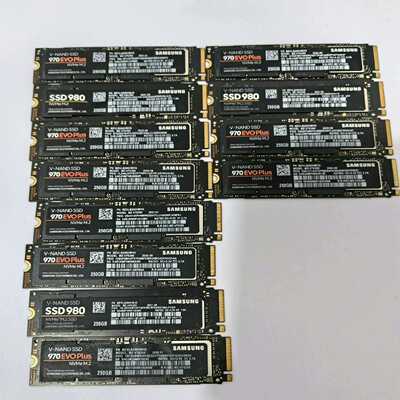 拆机一批三星970evoplus250G9个980--议价商品