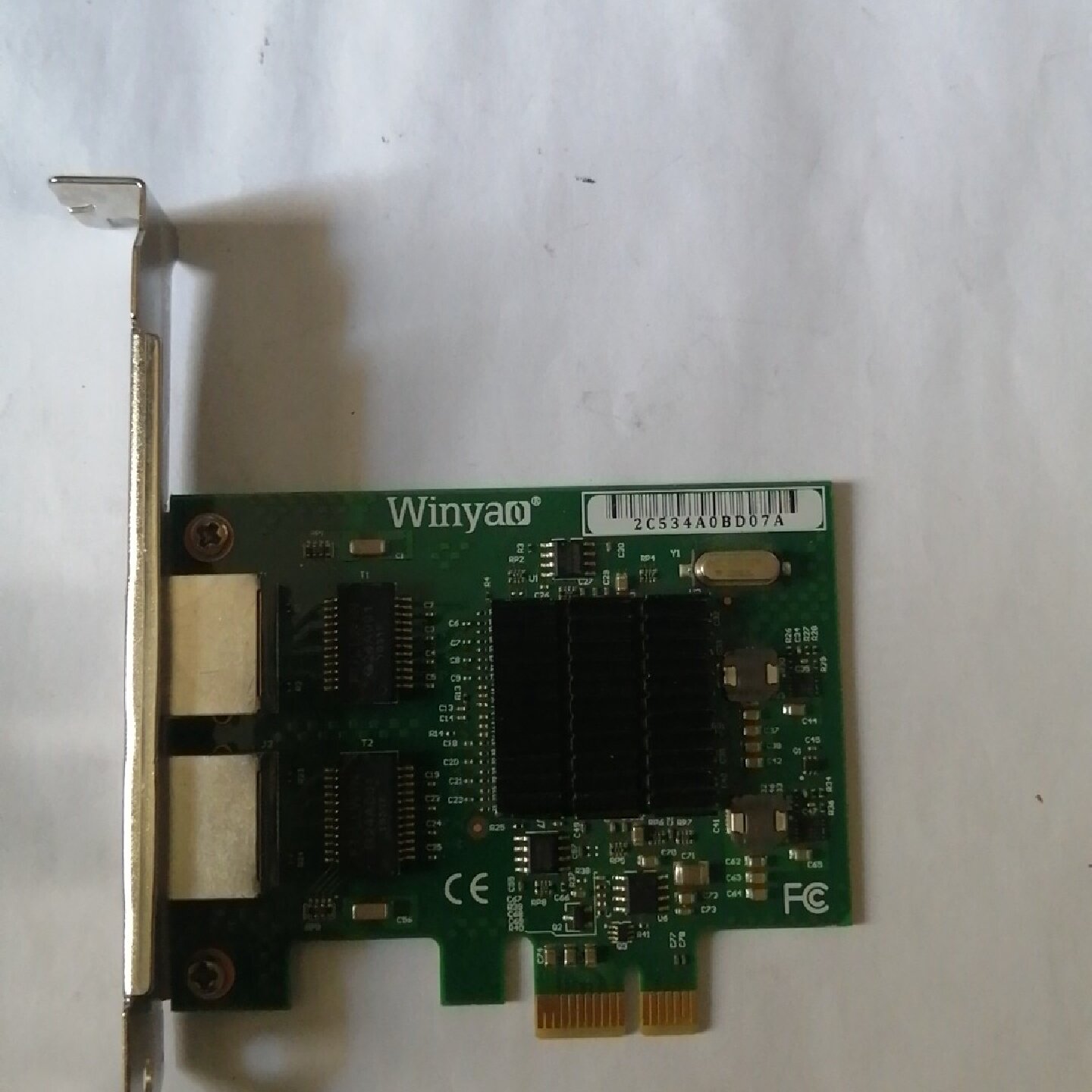 【询价】winyao e575t2双网口网卡,intel 82575