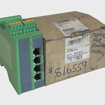 PHOENIX CONTACT FL PSE 2TX  2891013 EtherNet SWITCH 2ETH2POE