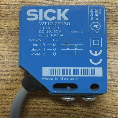 SICKWT12-2P130PHOTOELECTRICSENSOR**USED-GUARANTEED**