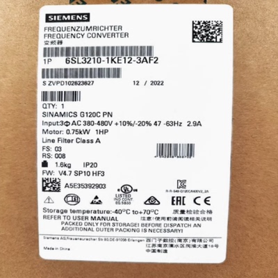 议价西门子6SL3210-1KE12-3AF2功率模块0.75KW变频器6SL32101KE12