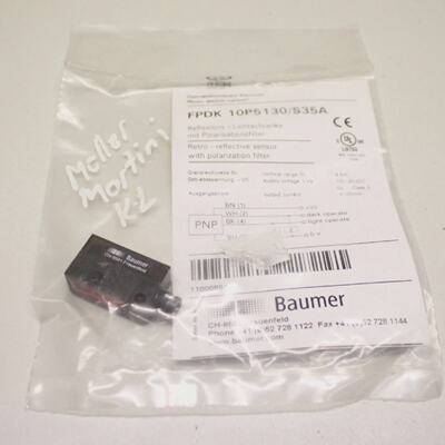 BAUMER ELECTRIC FPDK 10P5130S35A Sensor Though Beam Lichtsch