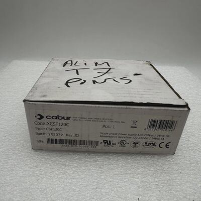 Cabur CSF120C Single Phase Power Supply 120230Vac 24Vdc 5A