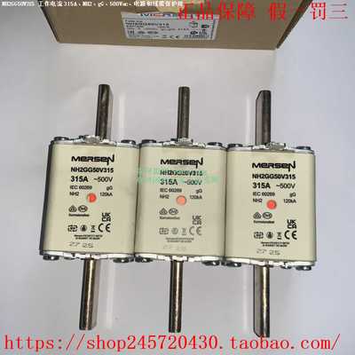 NH2GG50V250NH2GG50V300NH2GG50V315MERSEN美尔森熔断器
