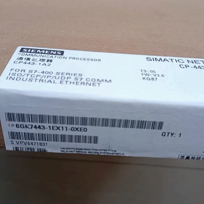 议价西门子6GK7443-1EX11-0XE0 S7-400通信处理器GK74431EX110XE0