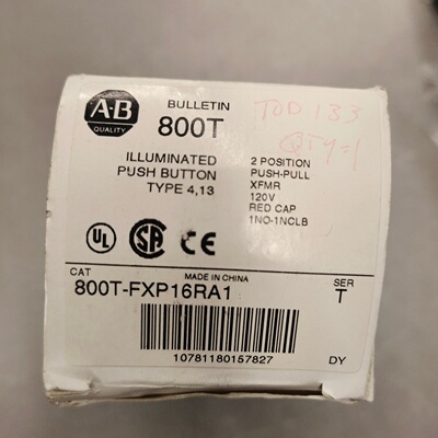 询-AllenBradley急停按钮开关800TF