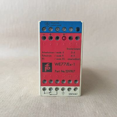 PEPPERL FUCHS WE77EX1 SWITCH AMPLIFIER 129197