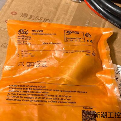IFM 易福门IIS226 IIK3015BBPKGUS-议价商品