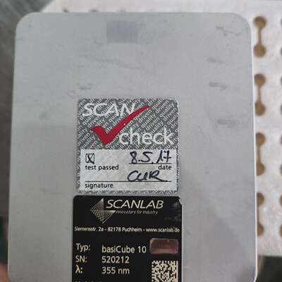 寻德国SCANLab振镜施肯拉振镜10光斑一个355nm