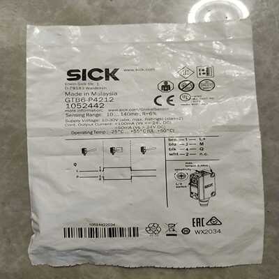 包装德国SICK西克传感器外包装GTB6-P4212货号~询价