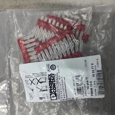 议价3033710菲尼克斯插拔式桥接件FBSR10-5等同FBS10-5跨接短接现