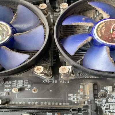 （议价）X79-SSV3.1主板，件，带XYCP蓝色散热风