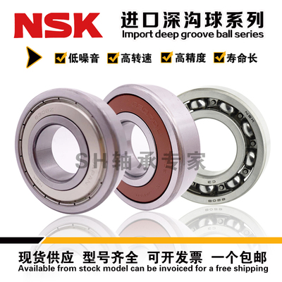日本NSK进口 深沟球 轴承 6307 6308 6309 6310 6311 6312 ZZ DDU
