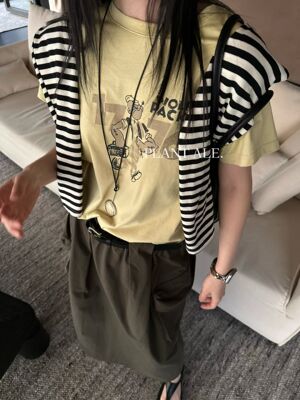 Plant Ale~春上新卡通图案棉感短袖T恤