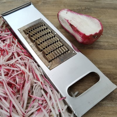 华诚萝卜丝刨丝器插丝板老式铜刨子土豆条切条器蔬菜插丝器