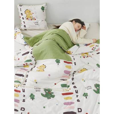 泡芙PFM9982棉枕头被用小睡二合办一汽车枕头被公毯室枕头通用的