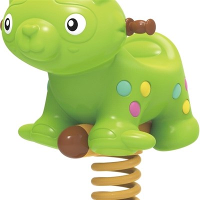 儿童户外摇马公园小区游乐设备幼儿园玩具弹簧PE摇摇乐跷跷板转椅