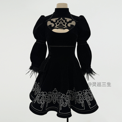 灵巡三生尼尔:机械纪元cos服YoRHa 2B小姐姐COS服