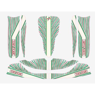 竞速竞技卡丁车车身贴纸 改装贴支持定做亚洲娱乐童车tony fa加厚