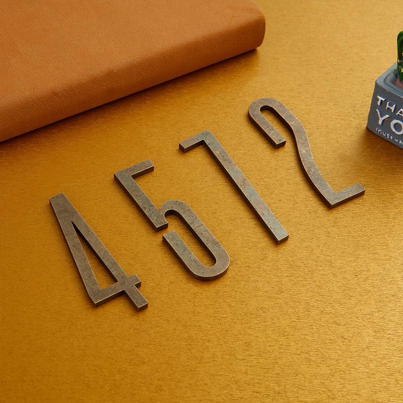 数字门牌号磁吸免打孔铁门适用家用包厢房间门号编号金属门牌号码