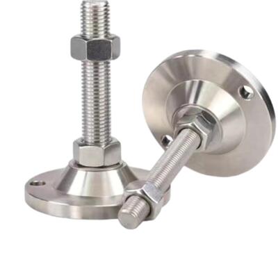 D150 SUS304不锈钢重型调节脚杯支撑脚调平垫地脚螺丝固定座