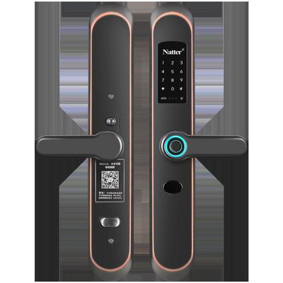 耐特natter新款指纹远程密码锁幸福一号防盗门智能磁卡感应一握开