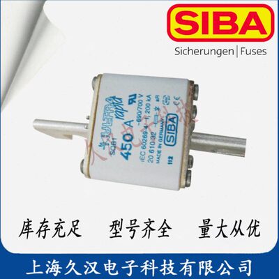 2023713 西霸SIBA 熔断器 NH0-50/63/80/100/125/160A 保险丝