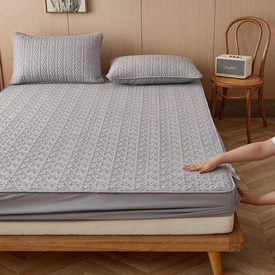 a类抗菌夹棉床罩垫床套三件套席梦思笠床套加厚防00168滑床罩全包