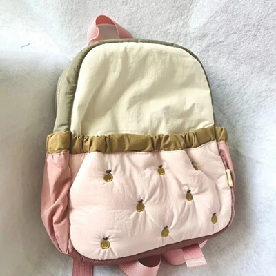 New Little Apple Embroidery Children's School Bag Fashionab