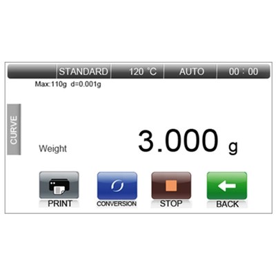 幸运XY100MW-T 触摸屏卤素水分快速测定仪 水分检测量测试分析仪