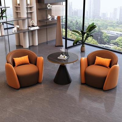 轻奢接待大厅售楼处会客沙发办公室大堂商务休闲休息洽谈桌椅组合