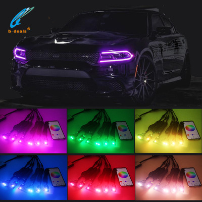 高亮RGBW日行灯板适用于道奇战马Dodge Charger 2015-2020