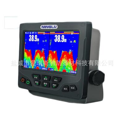 供宁禄DS207双通道液晶50kHz200kHz船用测深仪内河CCS证