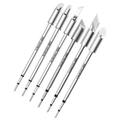 BOZAN C470发热芯烙铁头电烙铁马蹄头圆尖咀扁平大功率通用JBC470