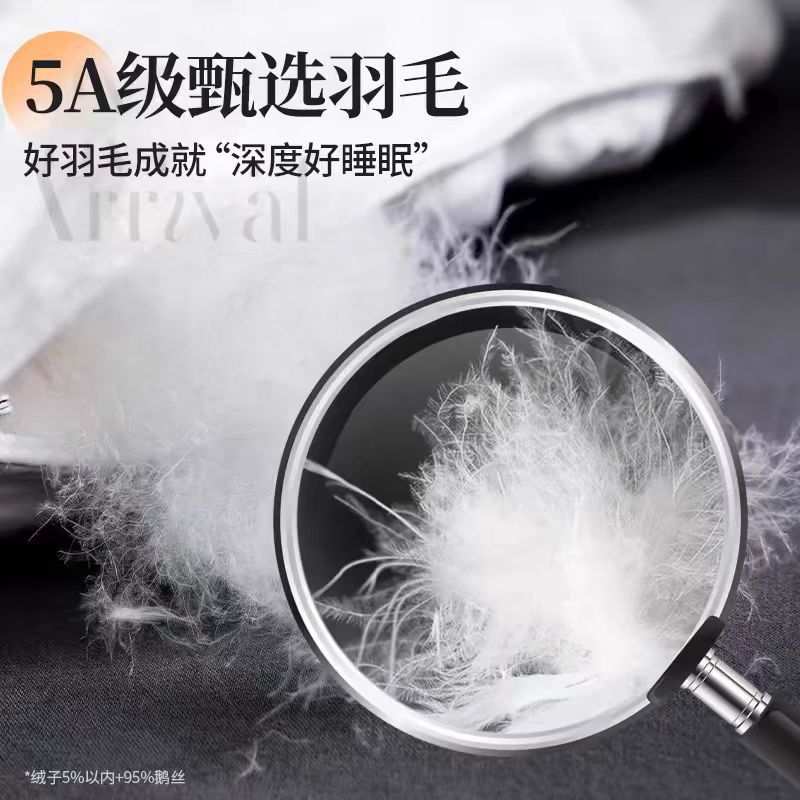全棉扭花款非羽绒被白鹅绒加厚保暖羽毛冬被芯春秋被酒店宾馆被子