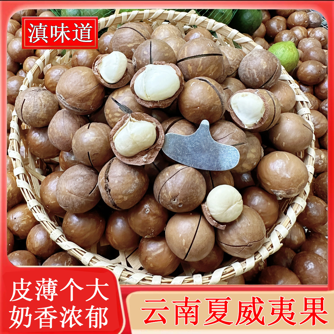 云南夏威夷果新货大颗粒奶香味坚果原味干果仁休闲零食孕妇