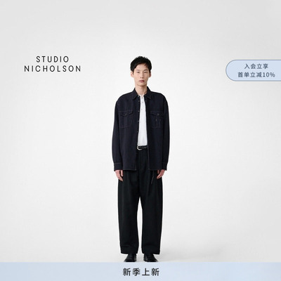【春夏新品】STUDIO NICHOLSON男女同款LOURO工装口袋衬衫