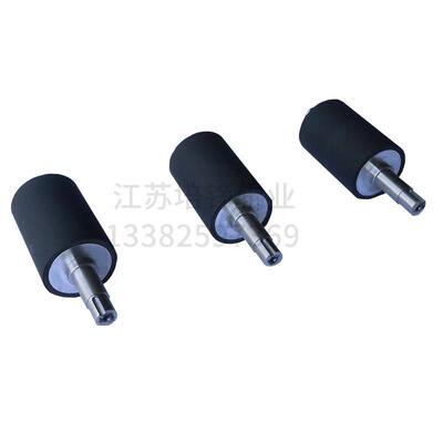 胶辊定做聚氨酯输送包胶滚轮耐磨高温无动力滚筒Rpu矽胶Y橡胶不锈