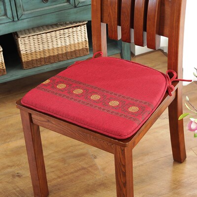 亚星 实木餐椅垫坐垫 餐桌垫 秋冬加厚防滑椅垫以拆洗